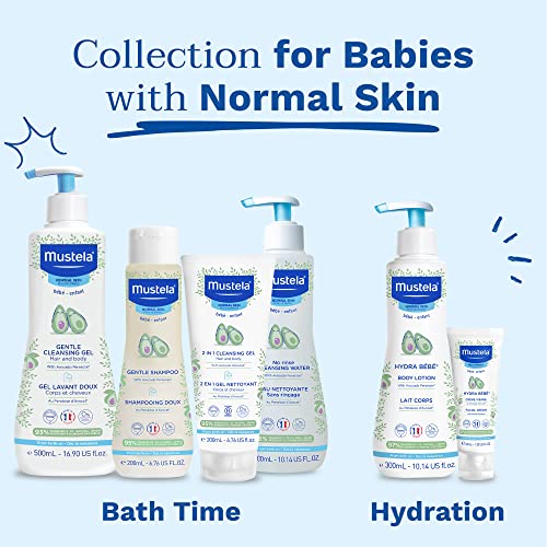 Mustela Baby Multi-Sensory Bubble Bath with Natural Avocado β Biodegradable Formula - 6.76 oz.