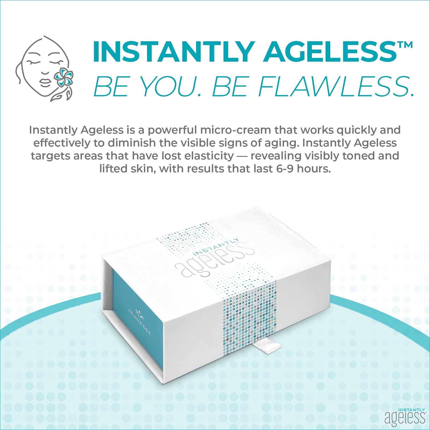 Instantly Ageless Facelift in A Box - 1 Box of 25 Vials