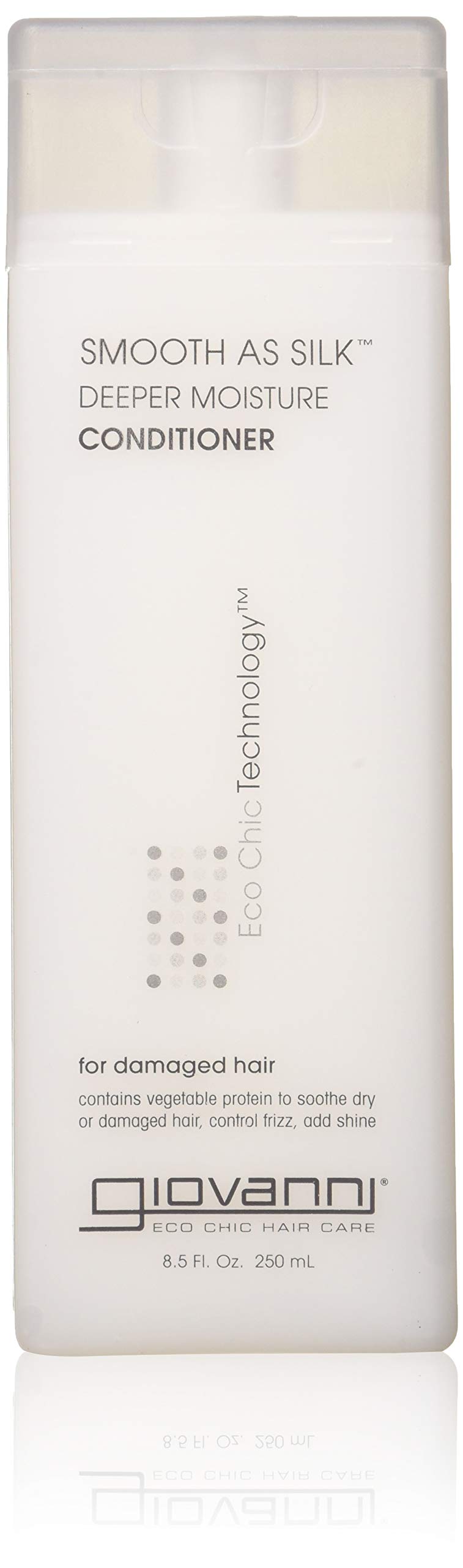 GIOVANNI COSMETICS - Eco Chic Smooth as Silk Shampoo & Conditioner, 8.5 Fluid Ounce/250 Milliliter - Deep Moisture for chemically processed hair