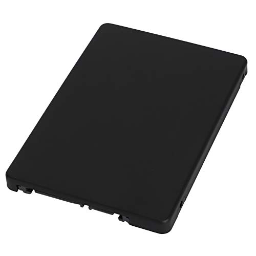 Bassulouda Mini Pcie mSATA SSD to 2.5 inch SATA3 Adapter Card with Case 7 mm Thickness Black