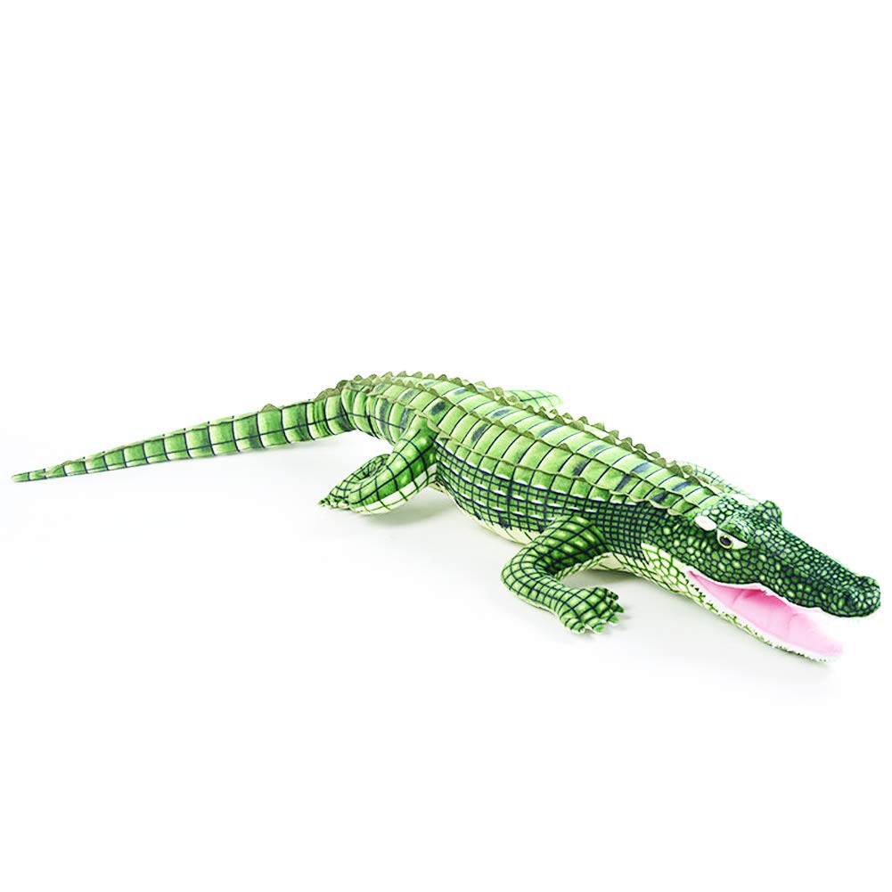 ERDAO Alligator Plush,Realistic Large Crocodile Stuffed Animal Toys,39.3 inches,Green