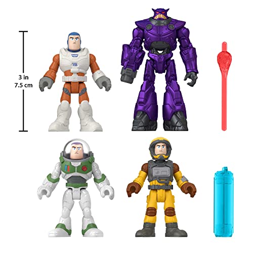 Fisher-Price Disney and Pixar Lightyear Toys, Imaginext Buzz Lightyear Mission Multipack Figure Set for Preschool Pretend Play Ages 3-8 Years