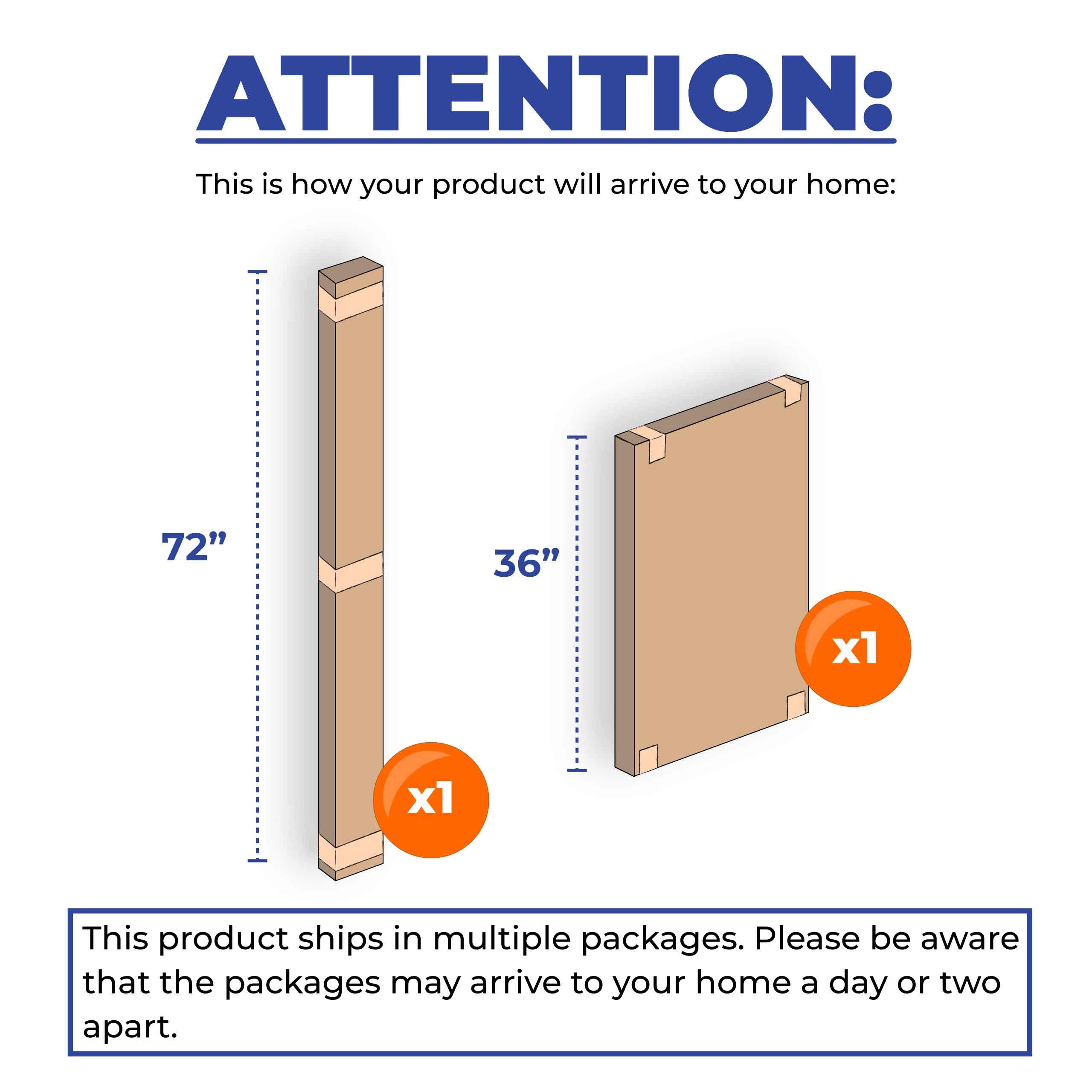 MonsterRax Overhead Garage Storage Rack - Heavy Duty Racks for Garage with 400 lb Capacity, Easy Garage Shelving, Adjustable Storage Rack, Ceiling Mount Storage Shelves 3x6 White (18"-33")