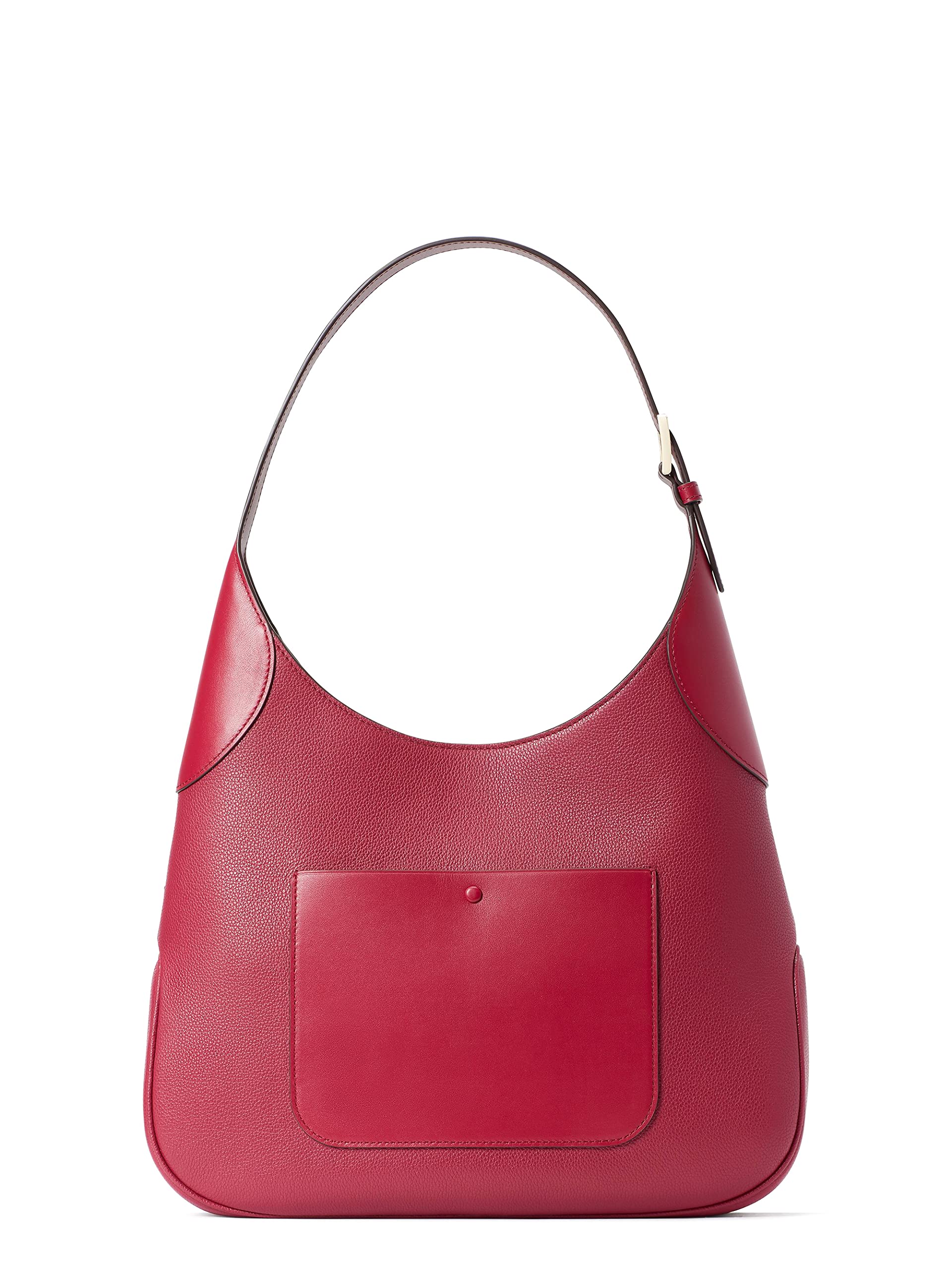 Kate Spade Aster Pebbled Leather Shoulder Bag Purse Handbag (CRANBERRY COCKTAIL) Medium