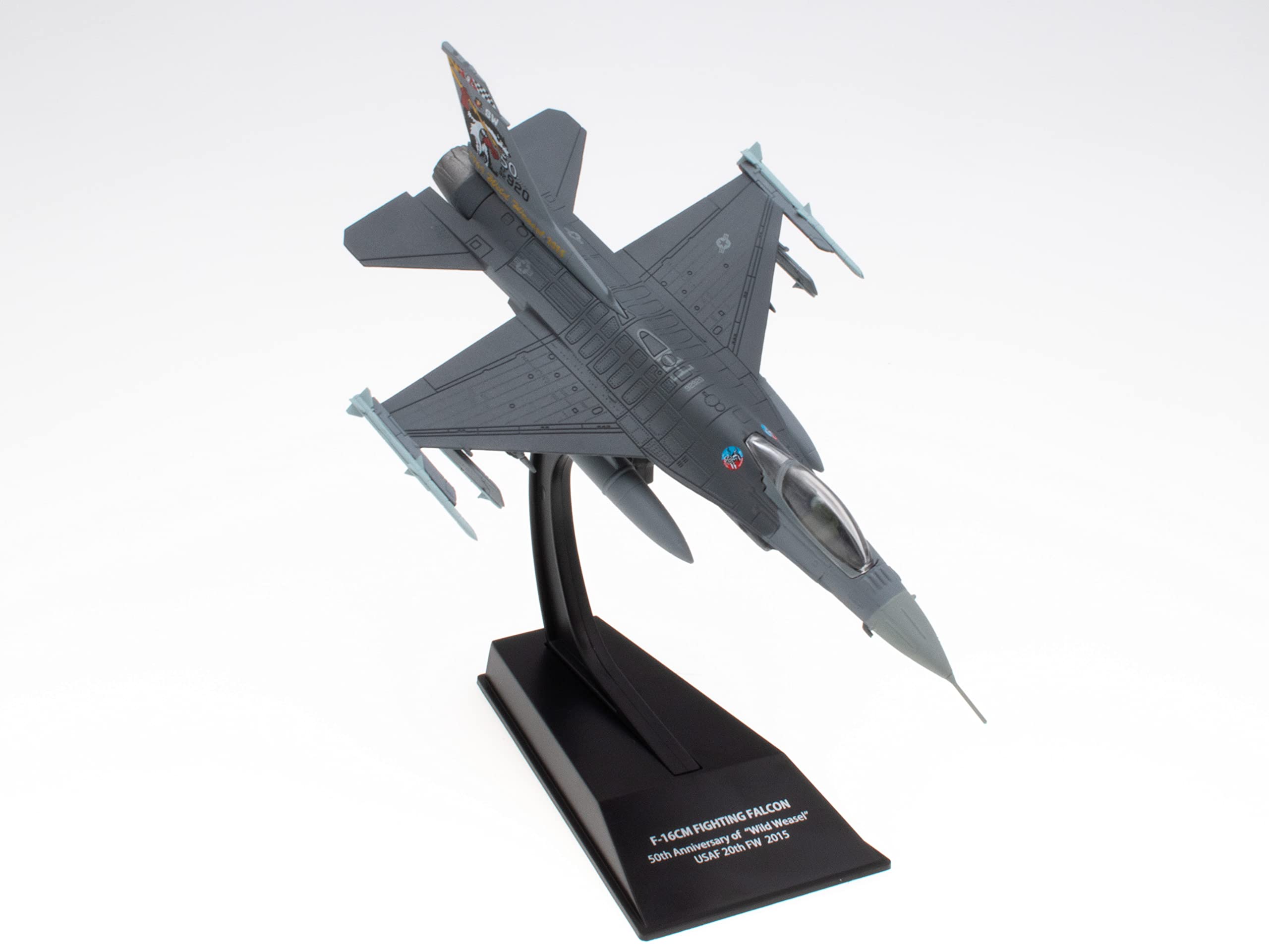 OPO 10 - Military Fighter Aircraft 1/100 F-16CM Fighting Falcon / 50th Anniversary of Wild Weasel/USAF 20th FW 2015 - CP36