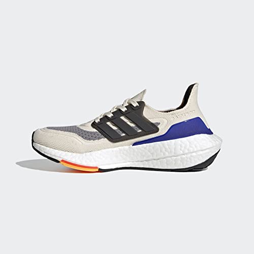 adidas Ultraboost 21 (Big Kid) Wonder White/Carbon/Solar Red 6 Big Kid M