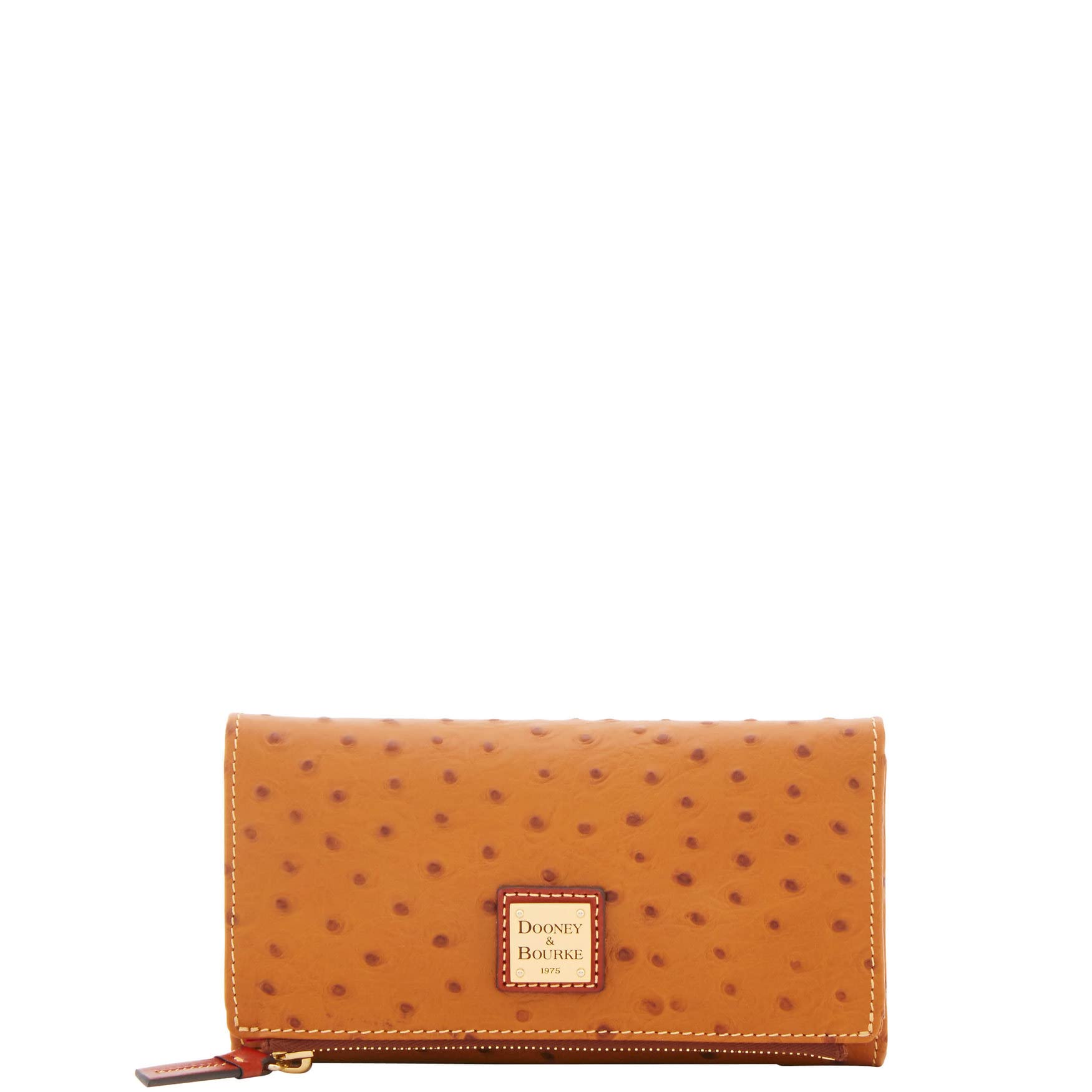 Dooney & Bourke Ostrich Foldover Wallet