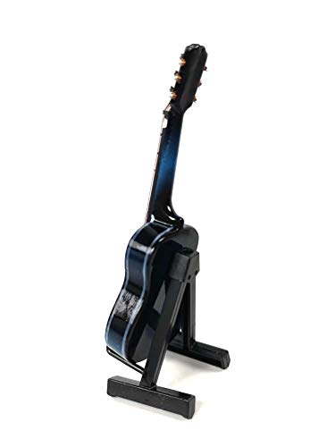 ALANO Miniature Guitar Miniature Ornaments Musical Instrument Decoration Gift (13cm)