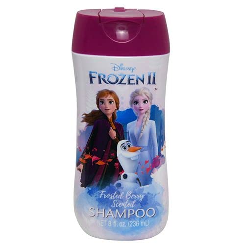 Disney Frozen Bath Accessories Set ~ Bundle with 4 Pc Frozen Shampoo (8oz), Frozen Body Wash (8oz), Frozen Tote Bag, Frozen Stickers, More