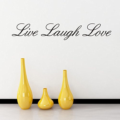 Live Laugh Love Removable Wall Stickers Home Decals Decor Quote Art Vinyl DIY