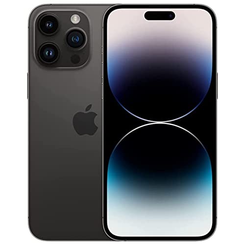 Apple iPhone 14 Pro Max, 1TB, Space Black - Unlocked (Renewed)