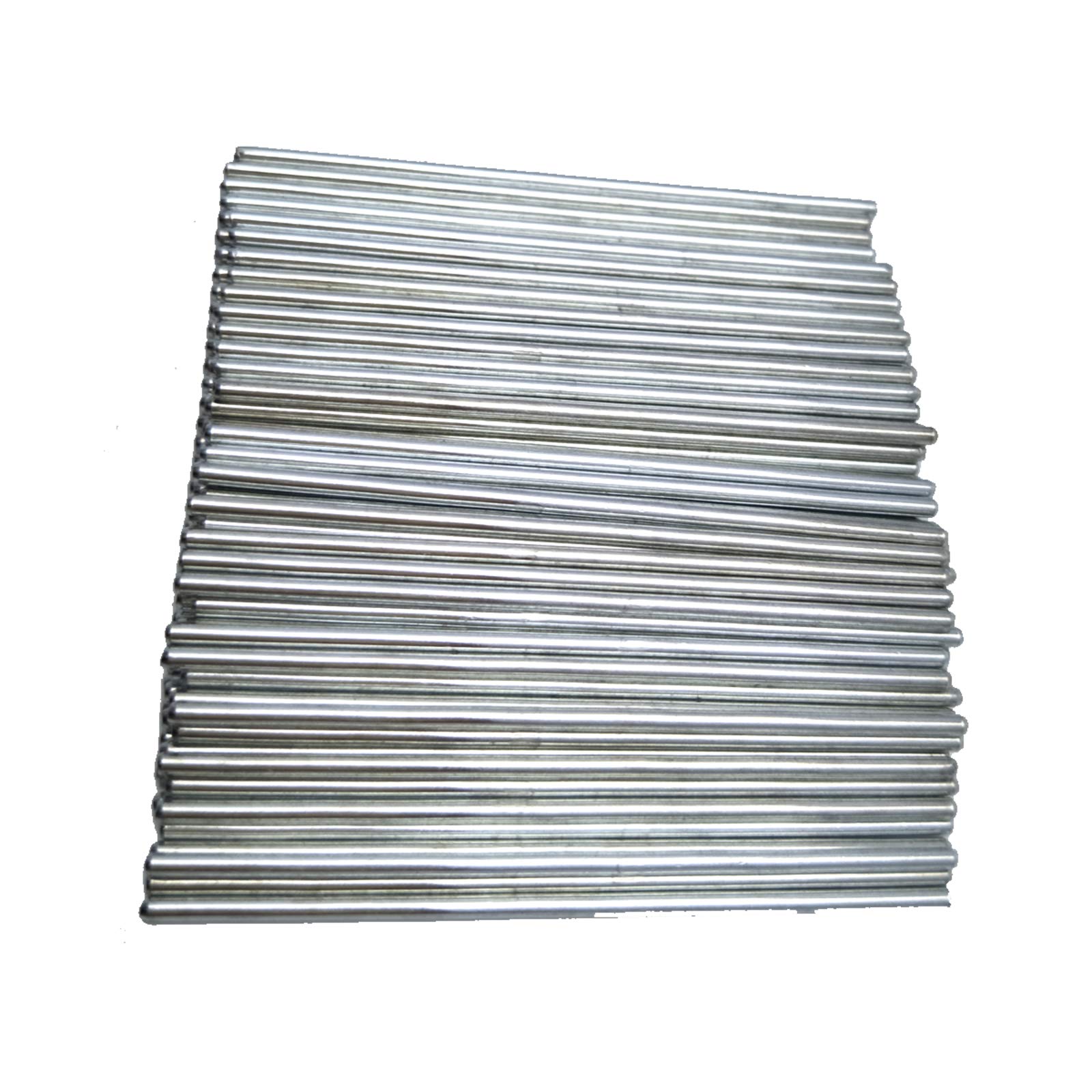 EUDAX 100Pcs STEM Toys Shaft Round Rod Axles for DIY Toy RC Car Boat Helicopter Model Part (2mmx70mm)