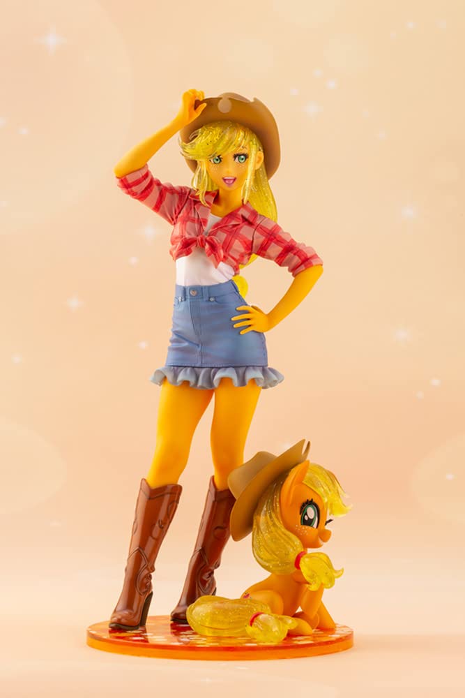 Kotobukiya My Little Pony: Applejack Limited Edition Bishoujo Statue, Multicolor