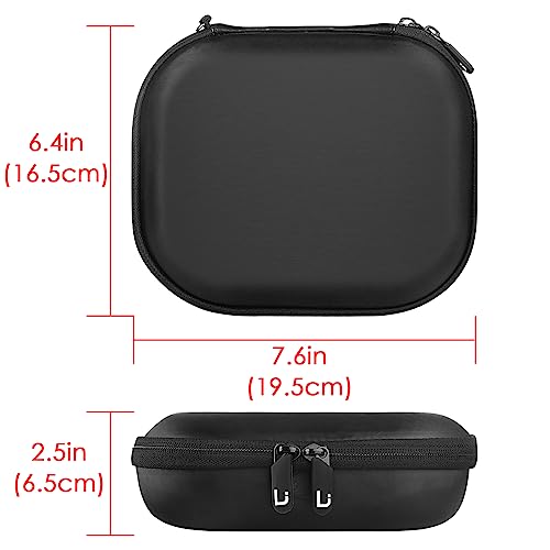 Linkidea Headphones Carrying Case Compatible with Bose QC35 Sony WH1000XM4, Sennheiser PXC550, JBL EVEREST750 Case, Replacement Protective Hard Shell Travel Bag with Cable, Charger Storage (Black)