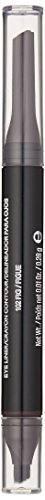Revlon ColorStay 2-in-1 Angled Kajal Eyeliner, Waterproof Eye Makeup with Smudge Brush for Smokey Eyes, Fig (102), 0.01 oz
