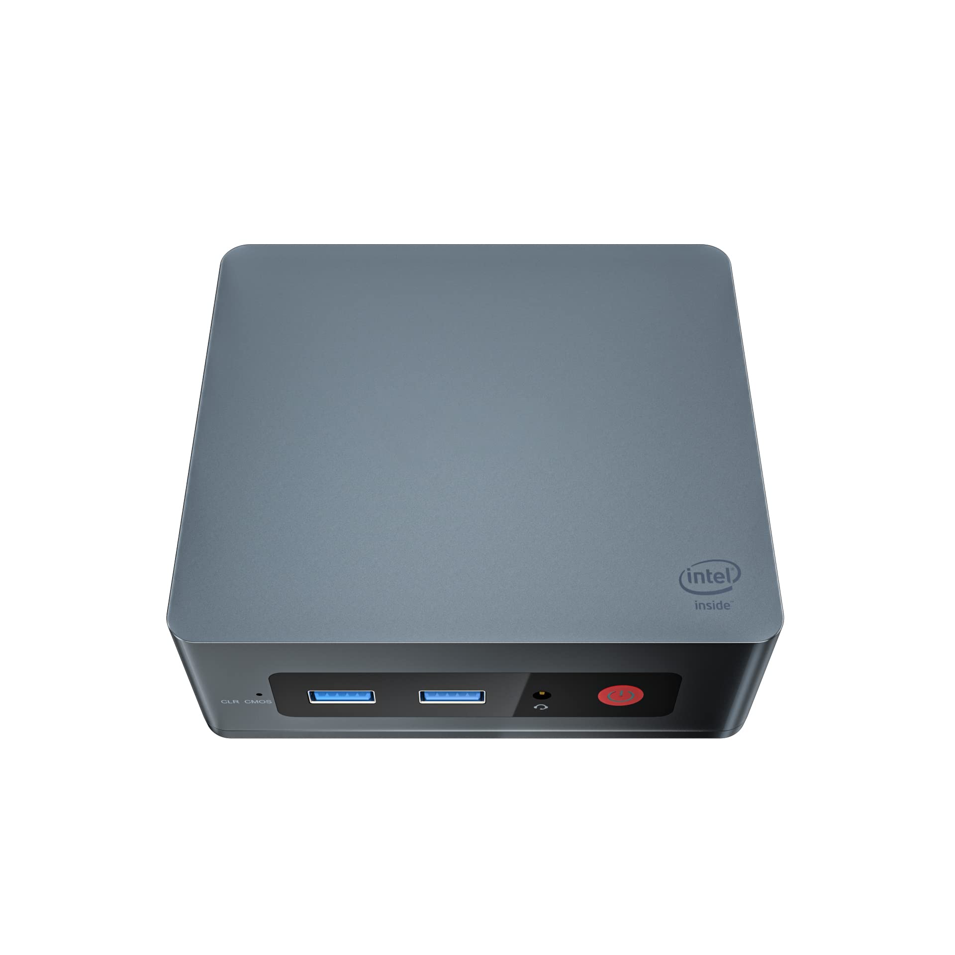 Beelink Mini PC GK35 Quad Core Intel J4205, 8GB RAM 256GB SSD, 4K Dual HDMI Mini Desktop PC 2.4G/5G WiFi, Gigabit Ethernet, USB 3.0, BT4.0 Support Auto Power On