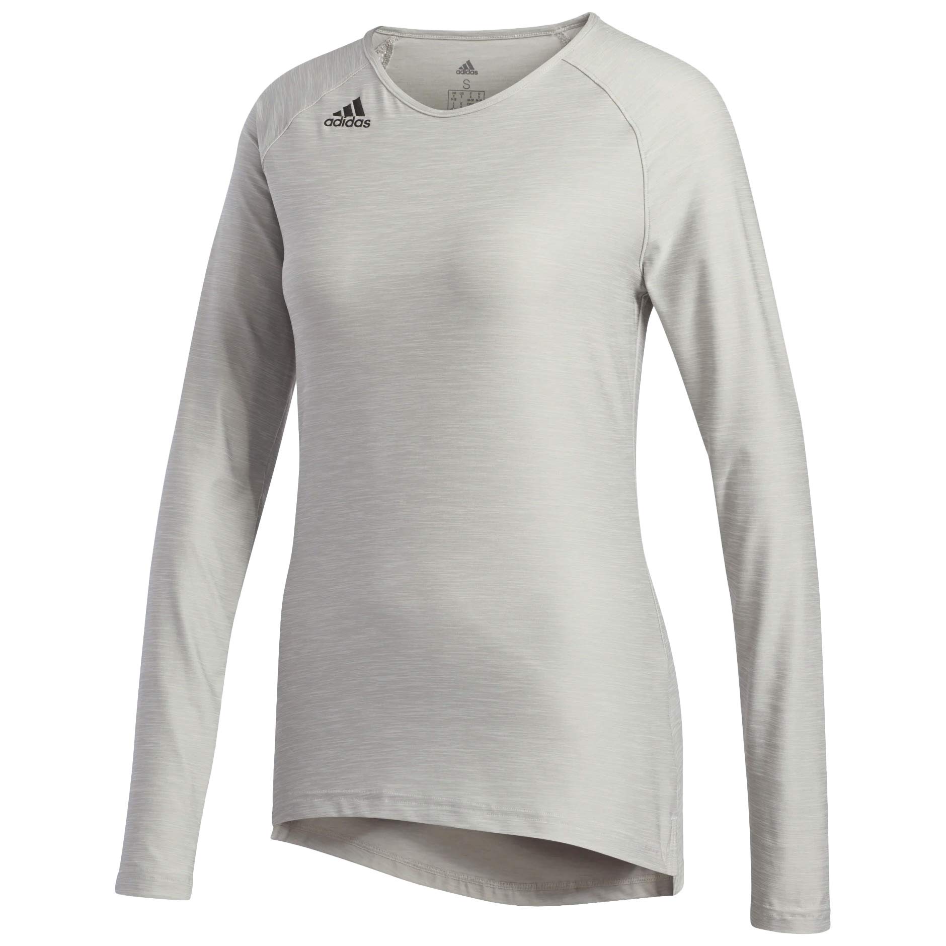 adidas Women's Hi Lo Jersey, Grey Two/Black, Medium