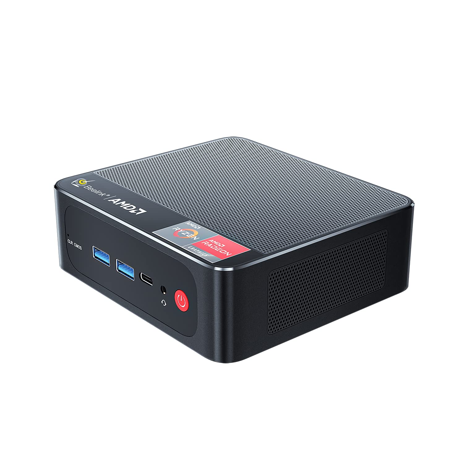 Beelink SER3 Mini PC Win 10 Pro, Mini Computer AMD Ryzen 7 3750H(Up to 4GHz) 8GB DDR4 256GB NvMe SSD, Mini Pc Support Windows 11, 4K@60hz Triple Display Dual HDMI, Auto Power On