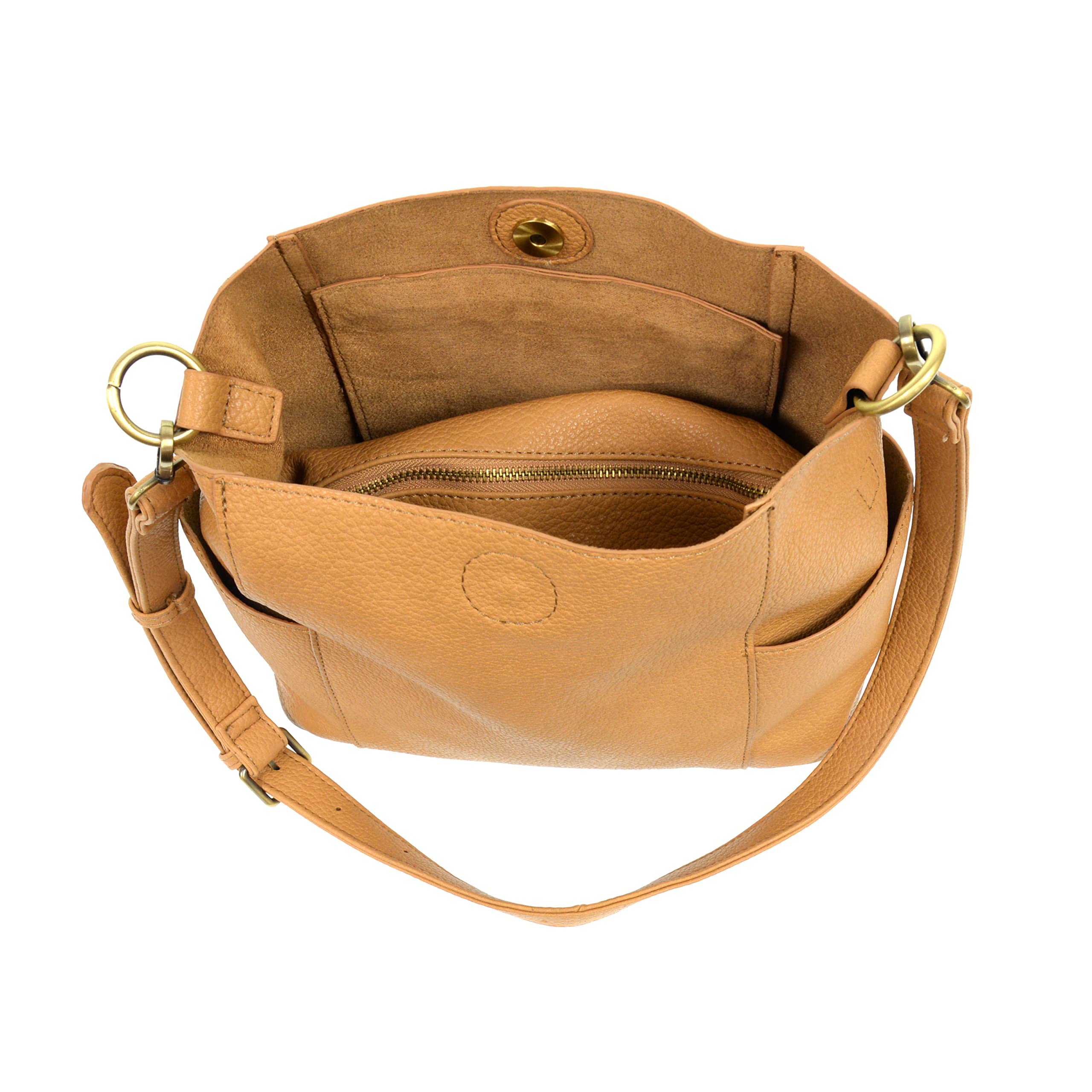 joy susan Kayleigh Side Pocket Bucket Bag - Warm Tan