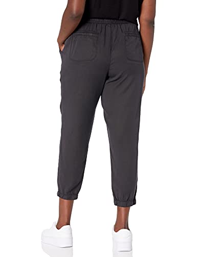 Amazon Brand - Daily Ritual Women's Lyocell Welt-Pocket Jogger, Asphalt, 10