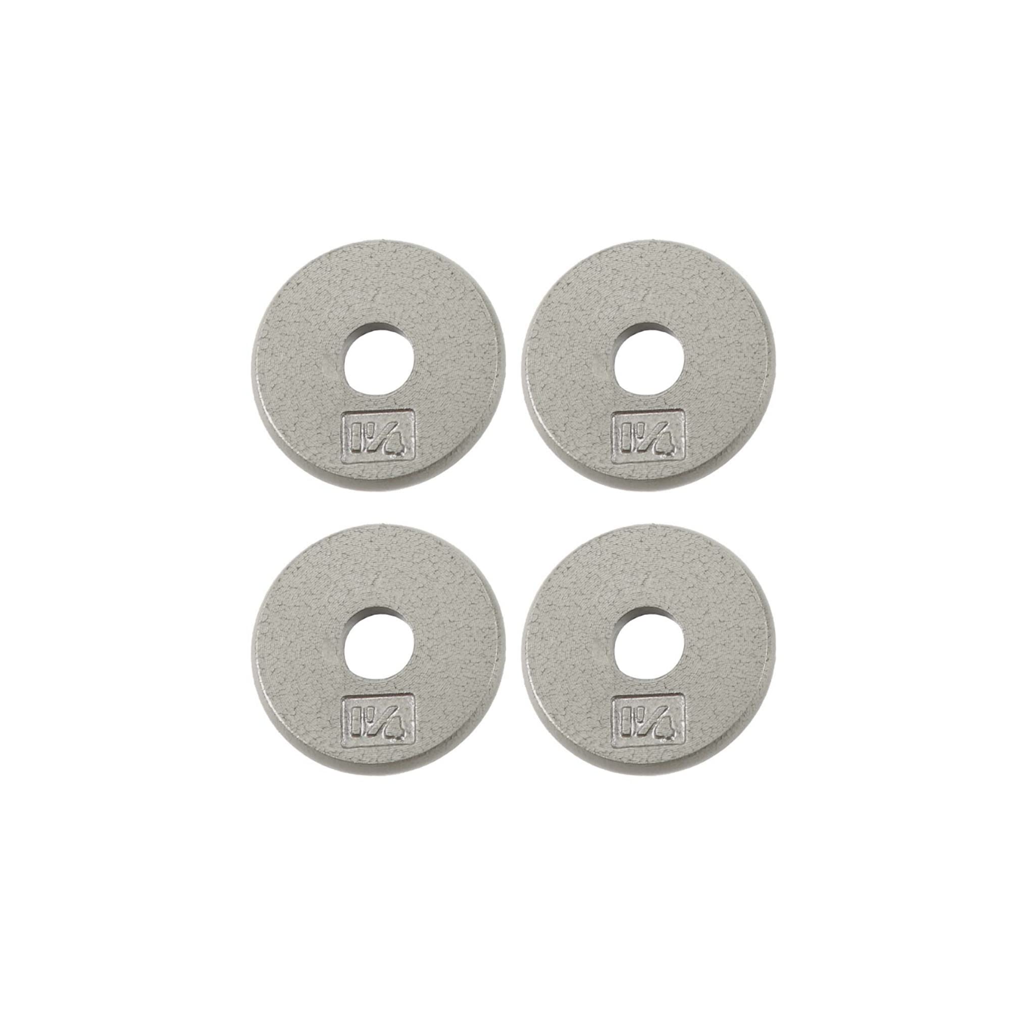 Ader Hollow E-Z Curl 1" Bar w/ 4 pcs of 1.25lb + 2.5lb Gray 1" Standard Weight Plates