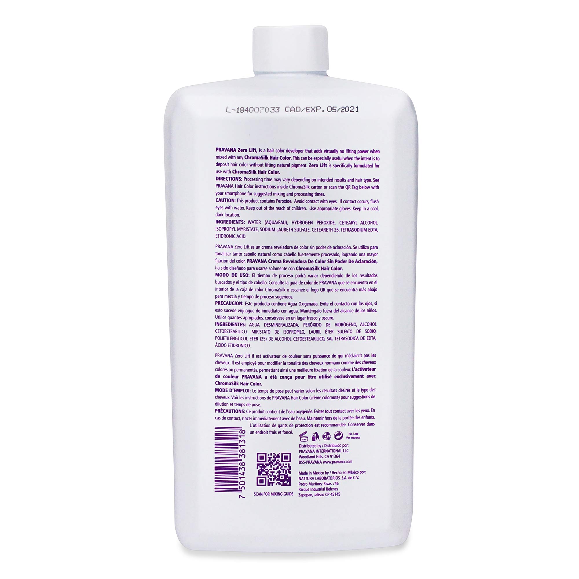 PRAVANA Zero Lift Color Activator by Pravana