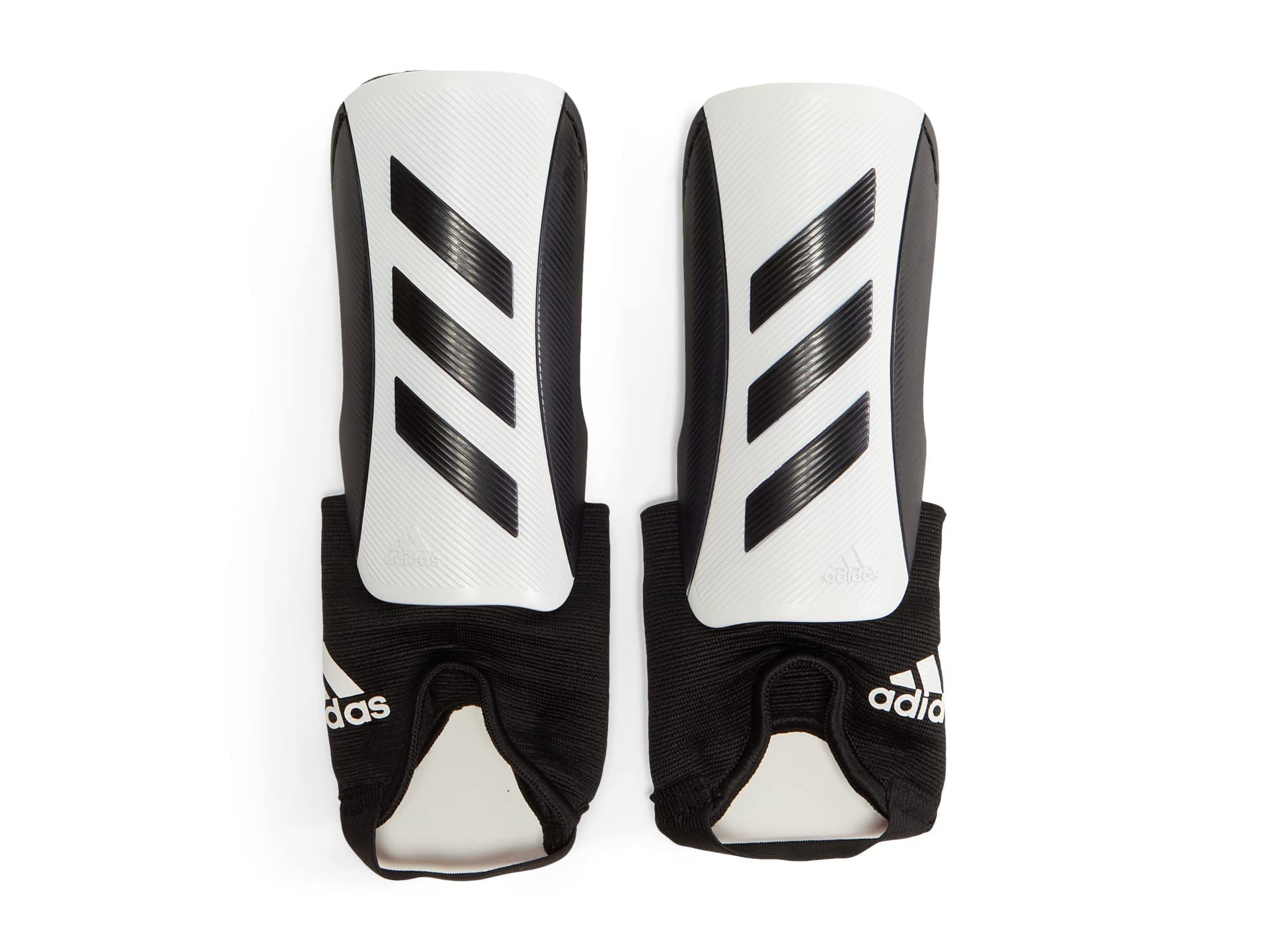 adidas Unisex-child Tiro Soft Ground Match Shin Guards, White/Black/Black, Medium