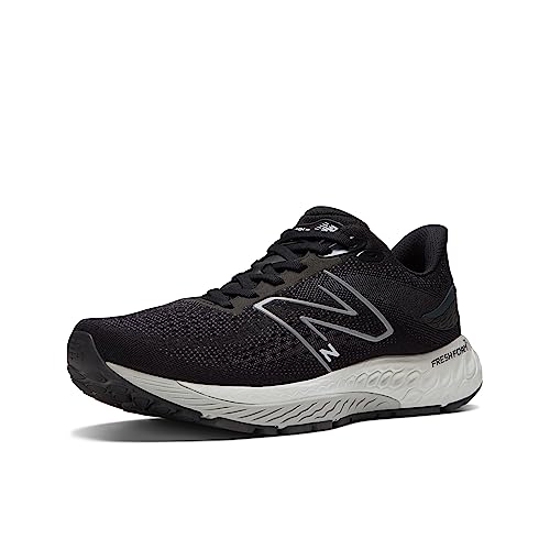 New Balance Men's Fresh Foam X 880 V12 Running Shoe, Black/Lead/Light Aluminum, 10 Wide
