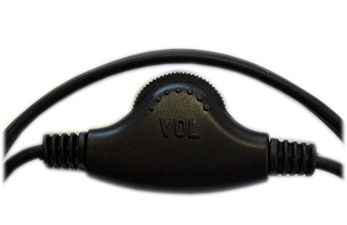 MyCableMart 10inch 3.5mm in-Line Volume Control Adapter for Headphone, Black