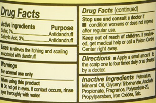 Glover's Medicated Ointment for Dandruff, 3.5 Ounce