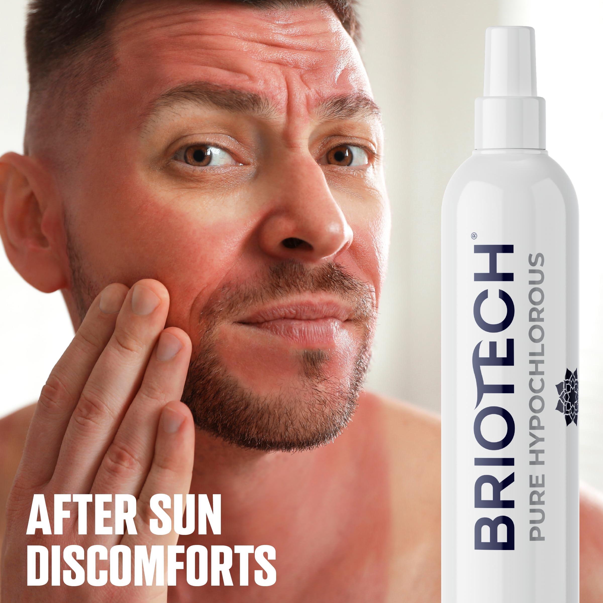 BRIOTECH Pure Hypochlorous Acid Spray and Cleanser, Original Premium HOCl Topical Solution, Multi-Purpose Cleaner, Family Approved & Pet Friendly, 1 gal refill ea, 2 ct