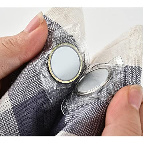 Hysagtek 20 Pairs Hidden Magnetic Snap 15mm 20mm Invisible Sew Magnetic Purse Closure Fastener Hidden Magnet Fastener for Handbag Clothing DIY Craft Sewing, 2 Sizes