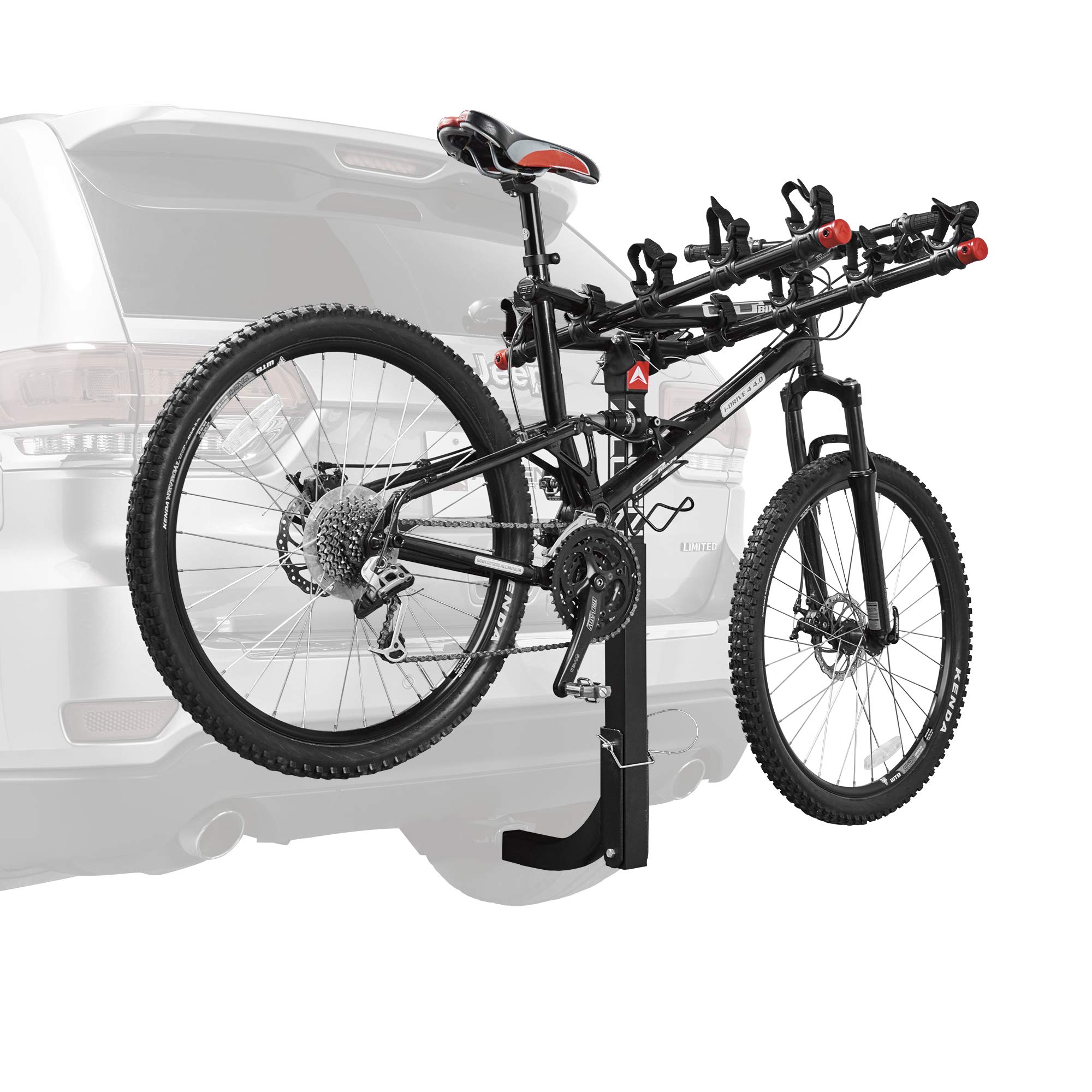Allen Sports Deluxe 5-Bike Hitch Mount Rack, Model 552RR-R , Black, 2-Inch Receiver
