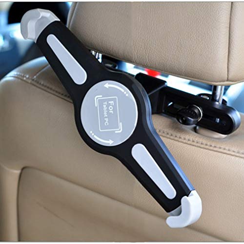 Holder Car Headrest Mount Compatible with Amazon Fire 7 Kids (2022 Release),HD 8 (2022 Release),(2020 Release),(2018 Release),(2016 Release) - Seat Back Cradle Swivel Tablet Dock