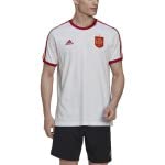 adidas Men's Spain 2022 3 Stripe TEE (White,Medium)