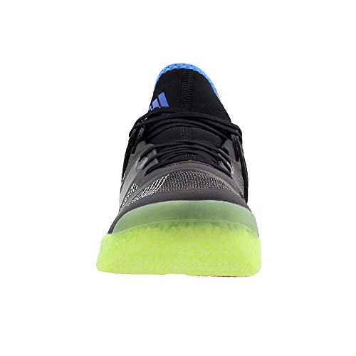 adidas Men's Stabil X, Black/Black/Yellow, 15 M US