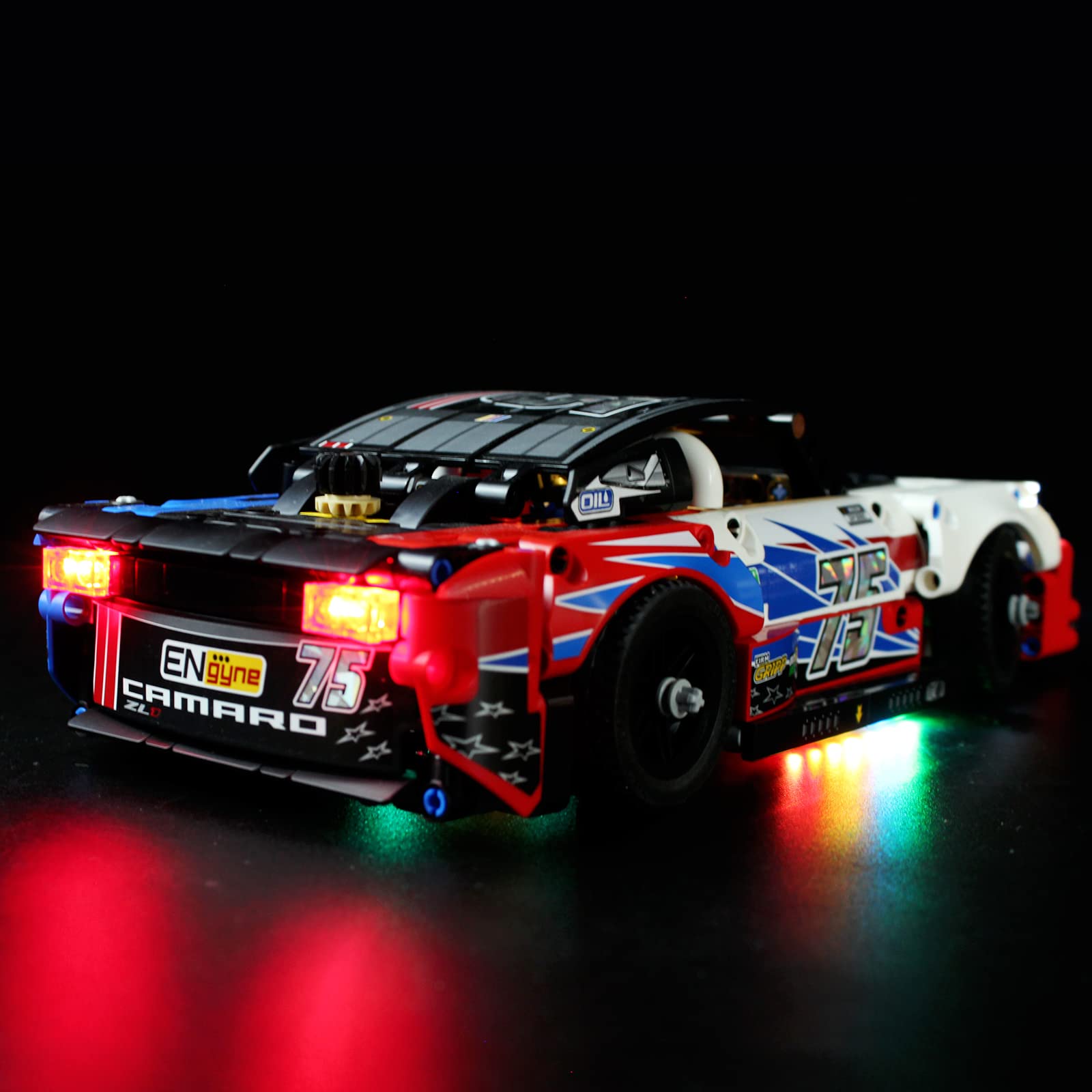 ANGFJ Led Lighting Kit for Lego Lego 42153 Technic NASCAR Next Gen Chevrolet Camaro ZL1 Model Car Light Sets (Not Include Lego Set)