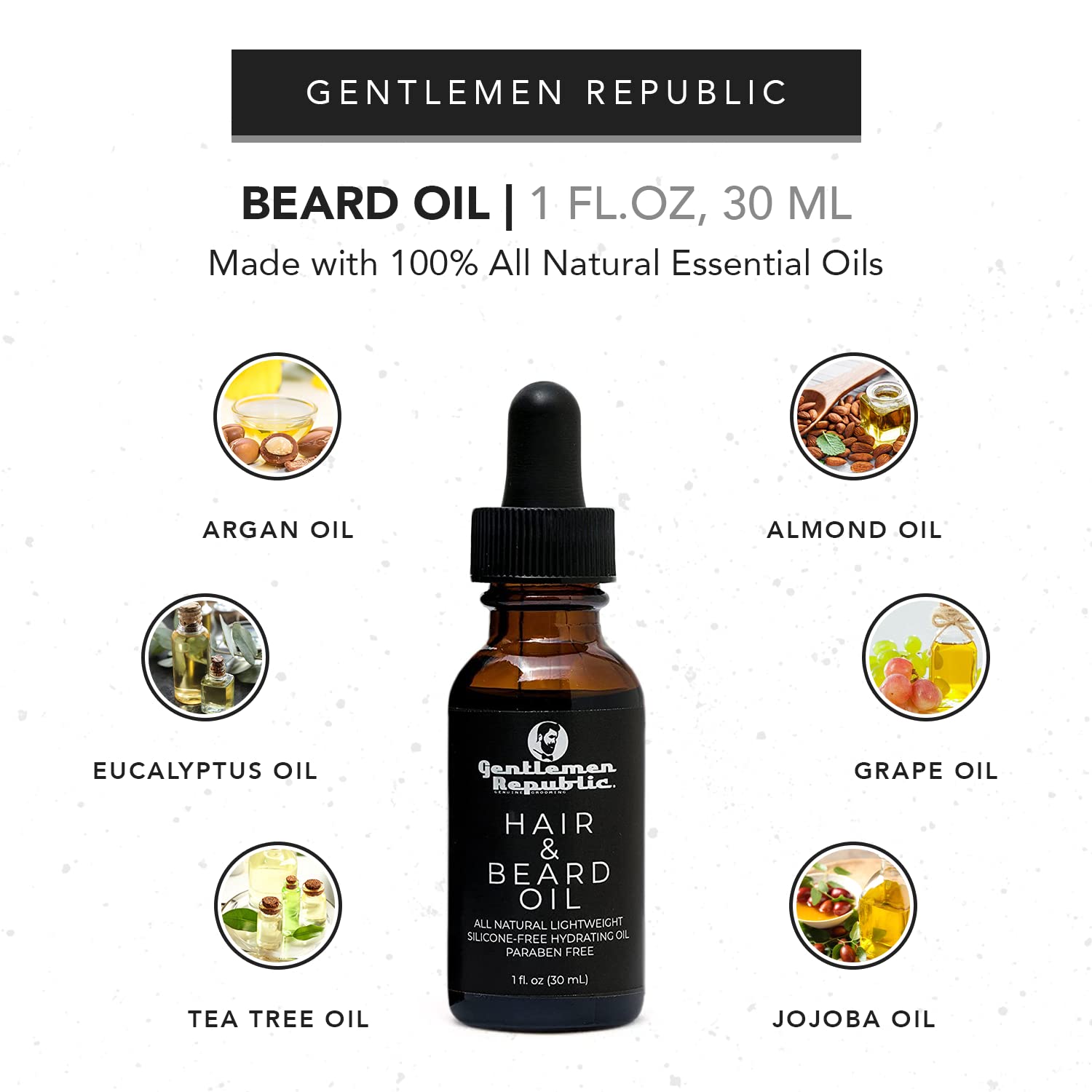 Premium Beard Oil - Nourish and Tame Your Beard with Our Genuine Grooming Formula - 1oz Bottle for Softness, Shine, and Style - Enhance Your Daily Grooming Routine