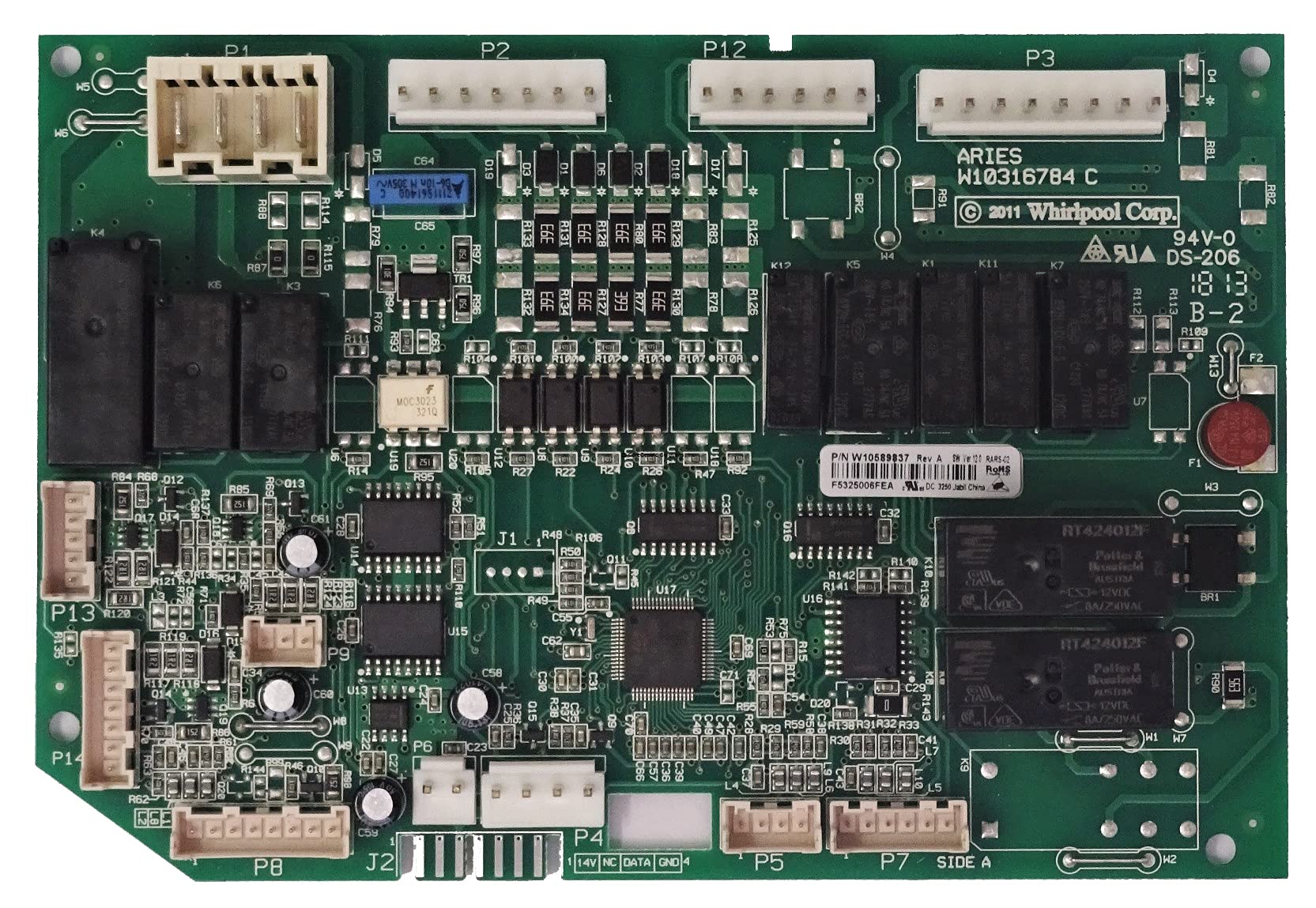 CoreCentric Remanufactured Refrigerator Electric Control Board Replacement for Whirlpool W10589837 / WPW10589837