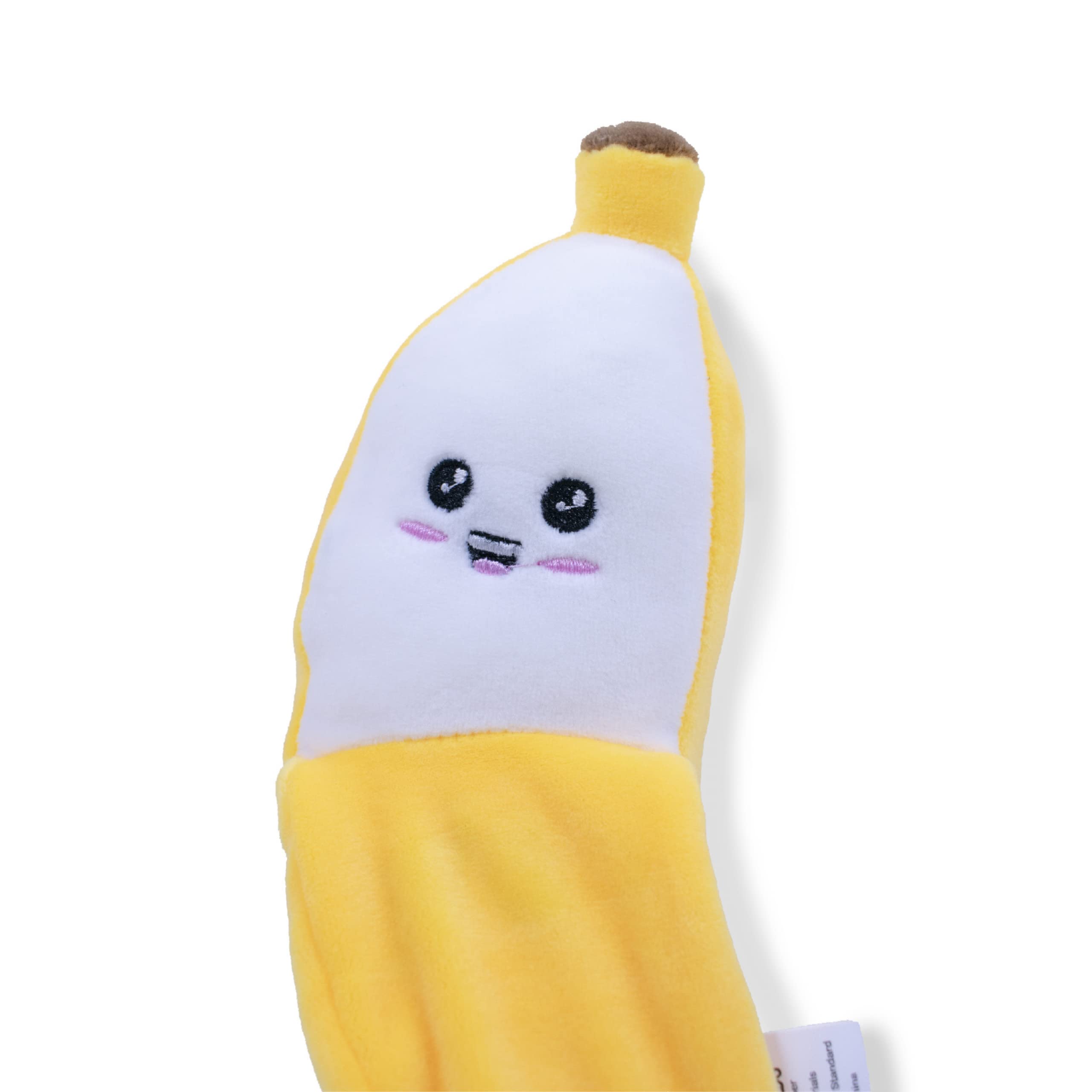 KINREX Peel-Off Banana Plush Stuffed Toy - Kid Stuffed Fruit Toy - Measures 8" β 20.3 cm.