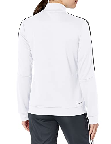 adidas Women's Sereno Track Jacket, White/Black, Medium