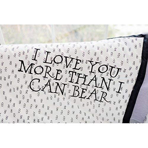 My Baby Sam 3 Piece Crib Bedding Set, Little Black Bear