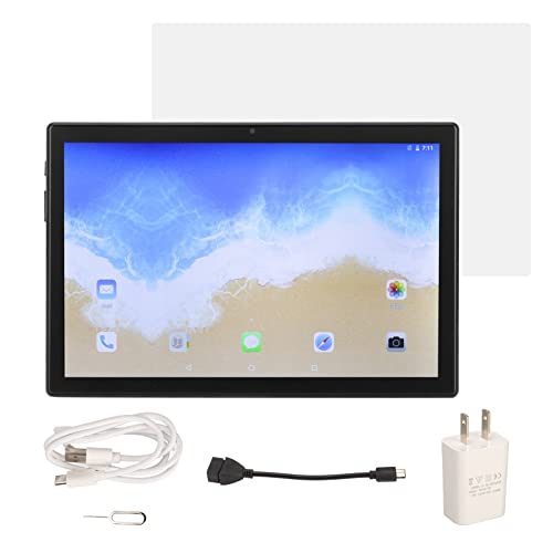 Airshi Office Tablet 5G WiFi Octa Core CPU 8GB RAM 128GB ROM 5800mAh 4G LTE HD Tablet Dual Camera 10.1 Inch for School (US Plug)