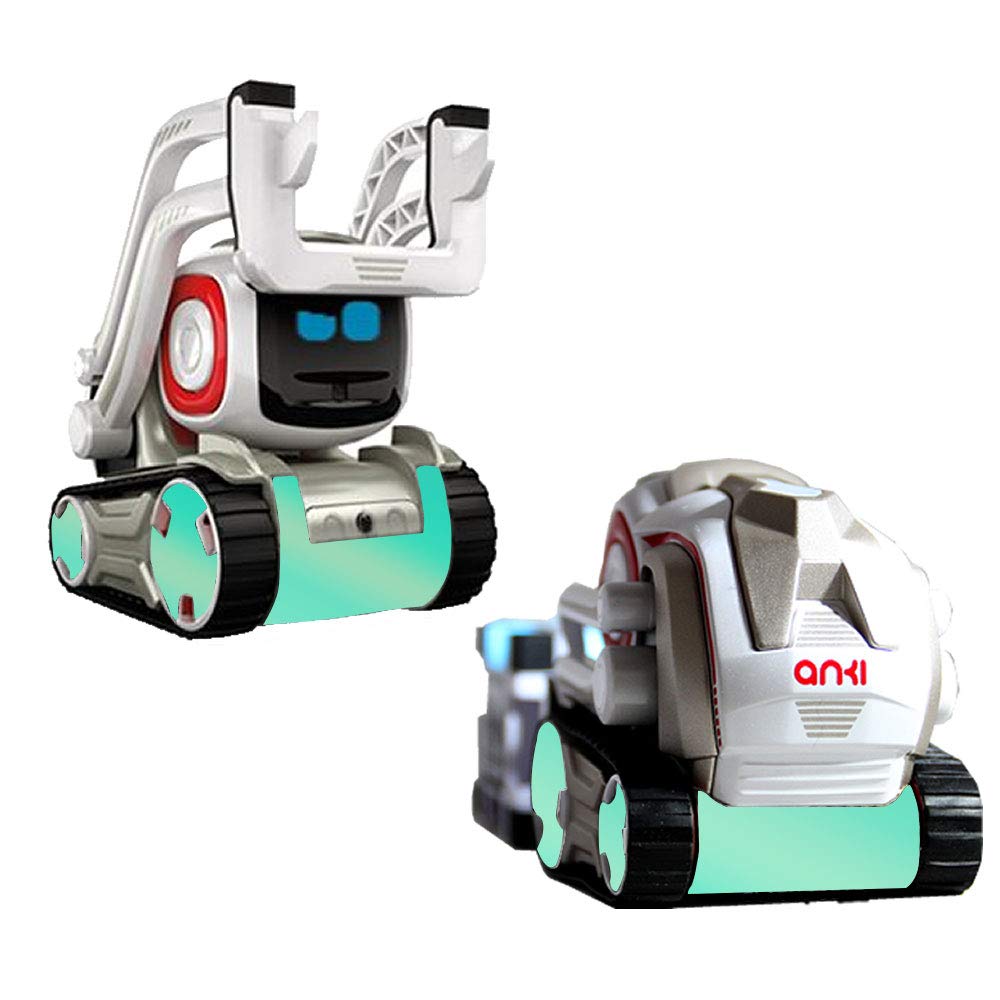 IPG for Cozmo Robot Face Screen Guard KIT Excellent Protector from Unexpected Attacks of Kids and Pets. Include Wheels & Bumpers Decoration Set (Blue Coral)