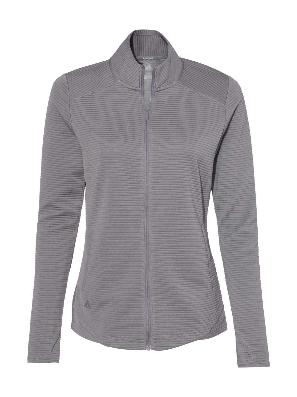 Adidas Women's Textured Full-Zip Jacket 2XL Black