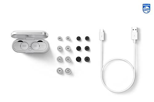 PHILIPS Fidelio T1 True Wireless Headphones with Active Noise Canceling Pro+, Audiophile Quality, White