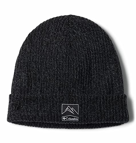 Columbia Men's Whirlibird Cuffed Beanie, Black/Graphite Marled, One Size