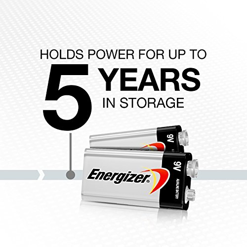 Energizer Max Alkaline 9 Volt, 4-Count