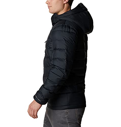 Columbia Men's Autumn Park Down Hooded Jacket, Black, Large