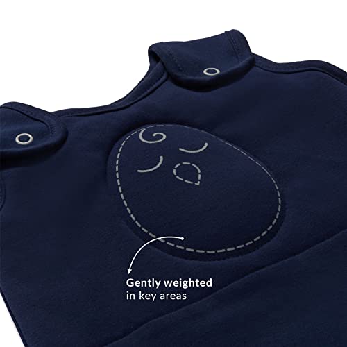 Nested Bean Zen Sack®- Gently Weighted Sleep Sacks | Baby 6-15M | TOG 0.5 | 100% Cotton | Newborn/Infant Swaddle Transition | Aids Self-Soothing | 2-Way Zipper | Machine Washable